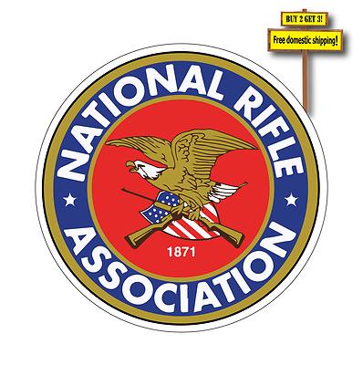 NRA Decal Sticker National Rifle Association Gun Rights Pistol 2nd Amen ...
