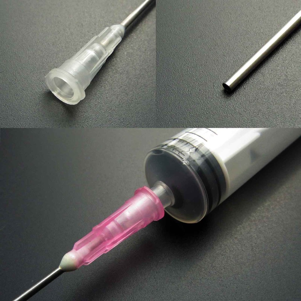 100mm Extra Long Blunt Paste Adhesive Glue Dispensing Needle Syringe ...