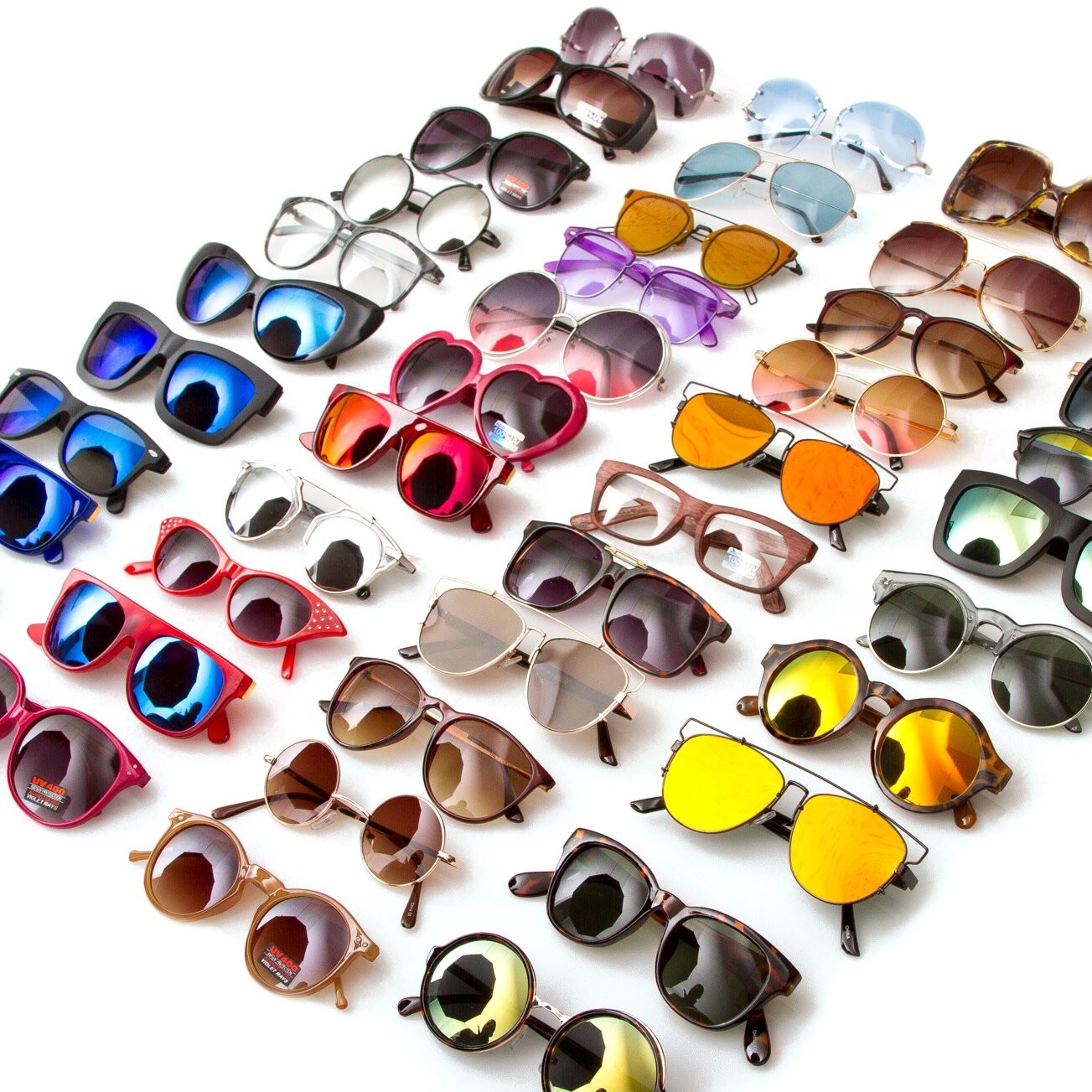 Bulk Lot Wholesale 50 Fashion Sunglasses Eyeglasses Assorted Men Women ...