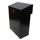 Rear Access Post Box for Gates and Fences W3-1 Large Capacity Steel ...