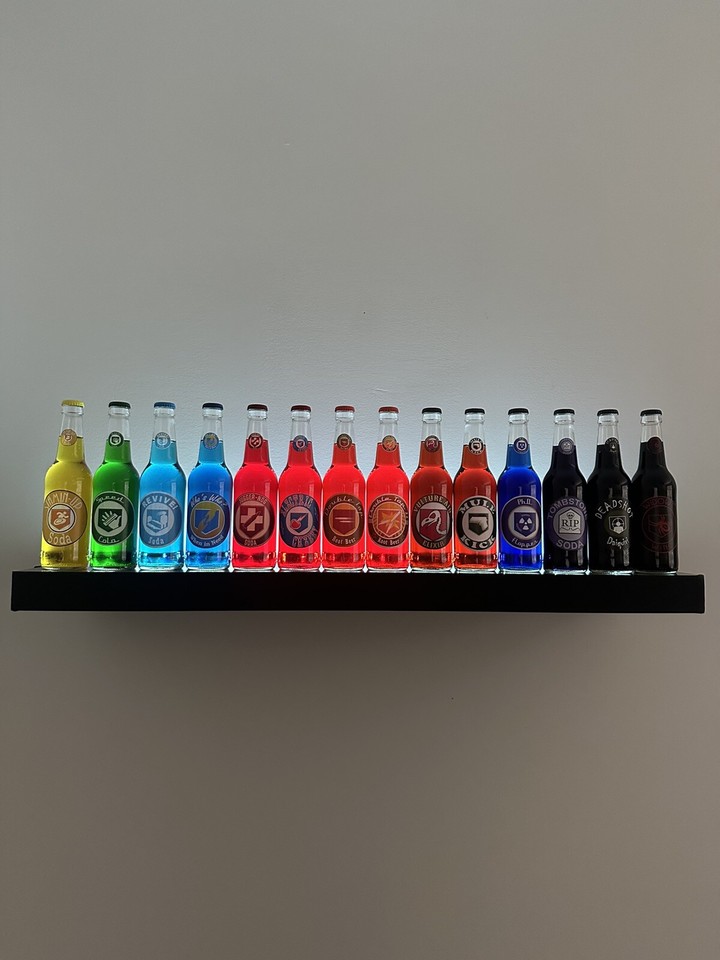 Call Of Duty Zombies Perk Bottles. Handcrafted Replicas. All 14 Perks ...