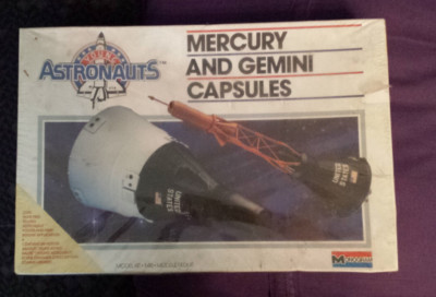 Monogram 5909 Mercury and Gemini Capsules 1:48 Scale Model Kit - sealed ...