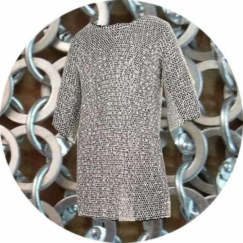 Aluminium Chainmail Riveted Chain mail Round Rivets & Flat Washer 50 ...