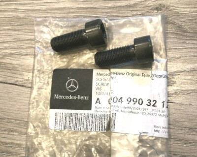 BRAND NEW - 2 PIECES - MERCEDES Clutch Flywheel Bolts, 0049903212 ...
