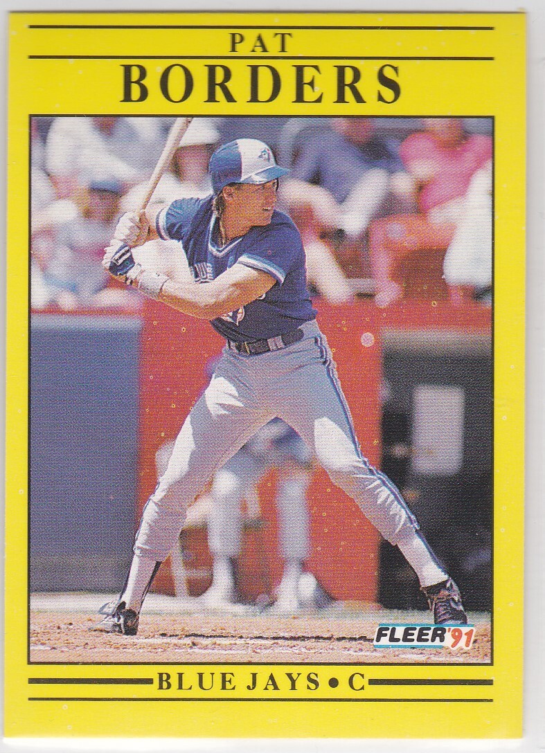 M) 1991 Fleer Baseball Trading Card - Pat Borders #171 | eBay