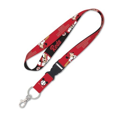 Cincinnati Reds Disney Mickey MLB Lanyard Clip Neck Tag Strap Buckle ...