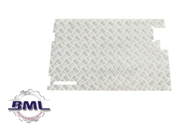 LAND ROVER SERIES REAR DOOR CHEQUER PLATE NATURAL ALUMINUM FINISH. PART ...