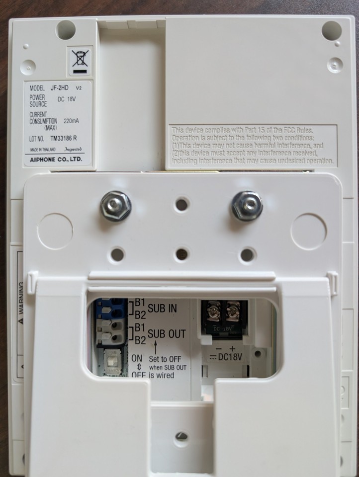 Aiphone JF-2HD Video Intercom Door Station | eBay