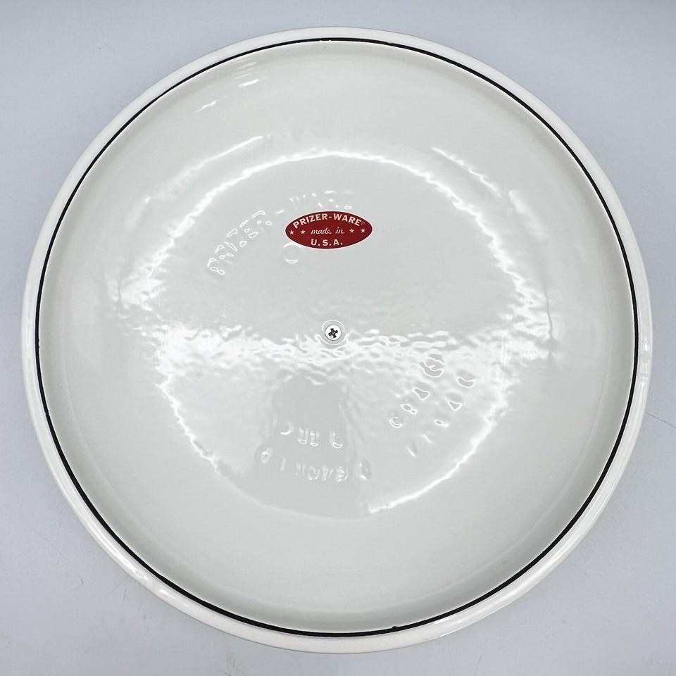 NOS New in Box PRIZER-WARE 11" SKILLET & COVER LID Porcelain CAST-IRON ...