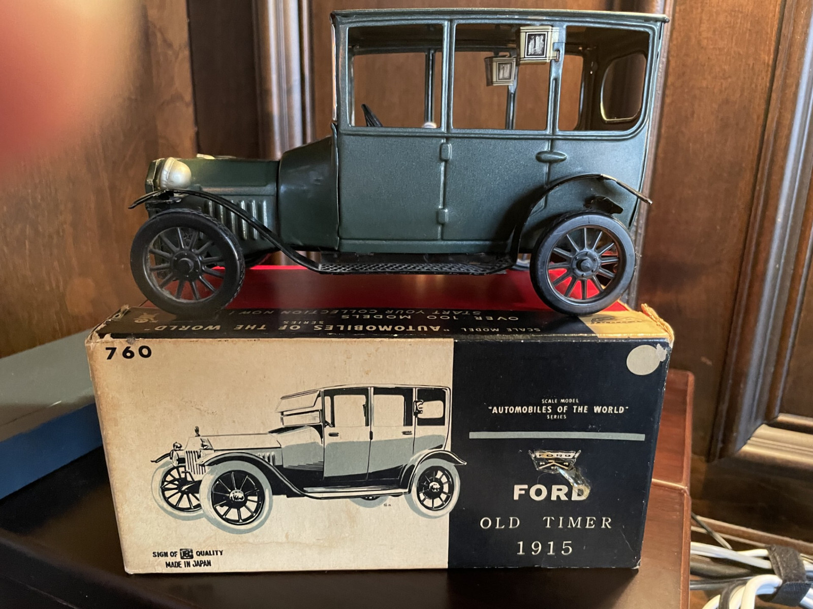 FORD OLD TIMER 1915 BANDAI FRICTION "AUTOMOBILES OF THE WORLD"SERIES W ...