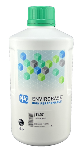 PPG T407 Envirobase JET BLACK 2Liter - FREE SHIPPING | eBay