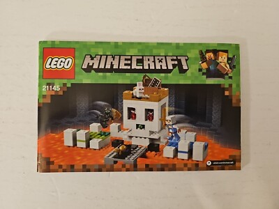 ⭐️ Lego 21145 MineCraft Skull Arena - Instructions Manual Guide ONLY ⭐️ ...