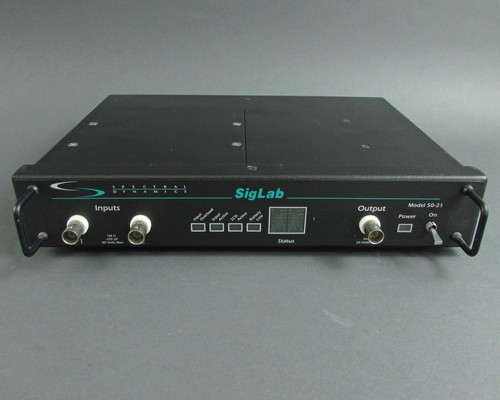 Spectral Dynamics / SigLab 50-21 Dynamic Signal Analyzer MC50-84 | eBay