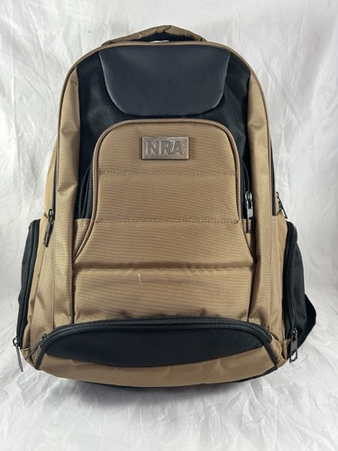 NRA Heavy Duty Tactical Backpack Black/ Tan | eBay