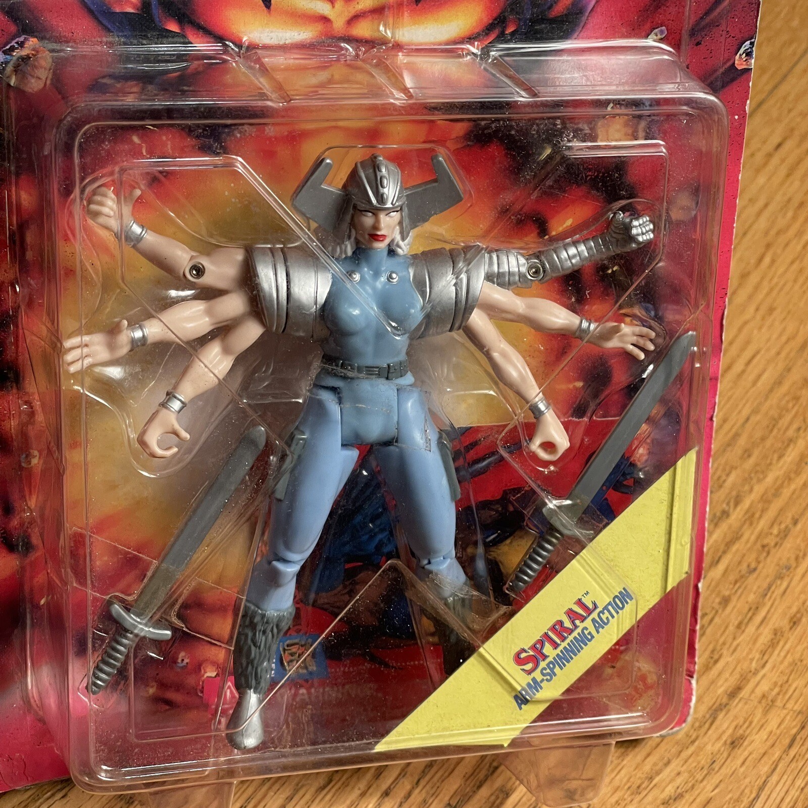 Marvel X-Men Invasion Series Spiral Arm-Spinning Action Figure Toy Biz ...