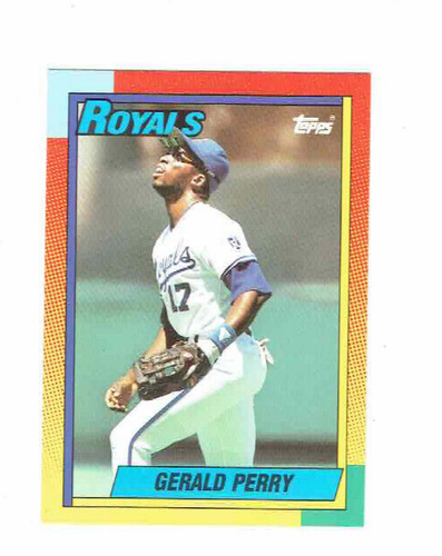 Gerald Perry Royals 1B #92T Topps 1990 Baseball Card | eBay