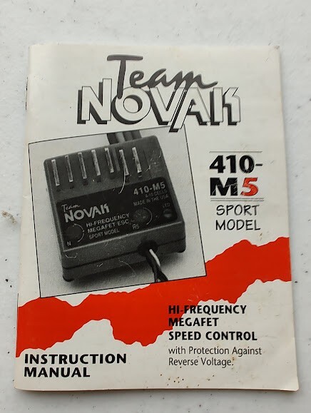 Novak 410-M5 Electronic Speed Control ESC Vintage RC | eBay