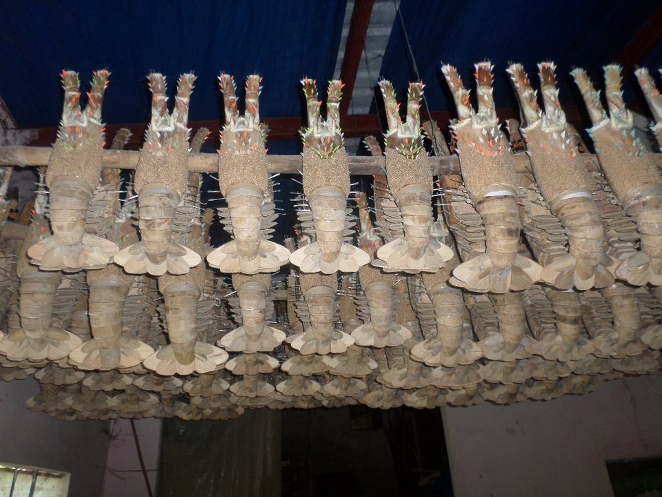 Hand made bamboo model big Lobster for wall decoration | eBay