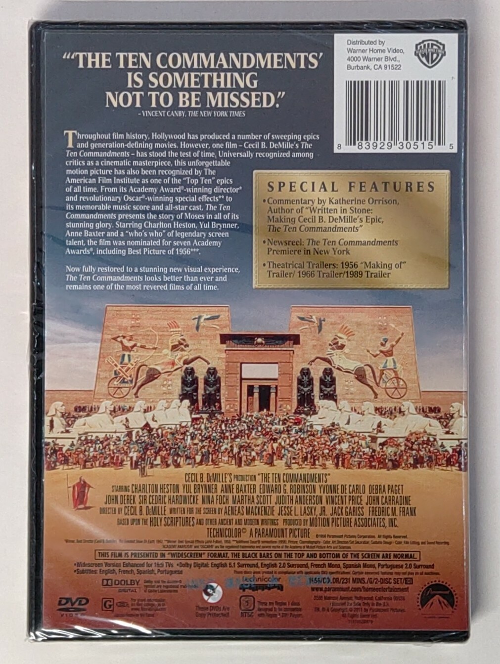 The Ten Commandments (DVD, 2013) for sale online | eBay