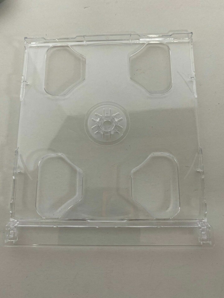 100 NEW USA 10.4MM CD CASES & 2CD SMART CLEAR TRAY NO PRINT, 1060LL ...