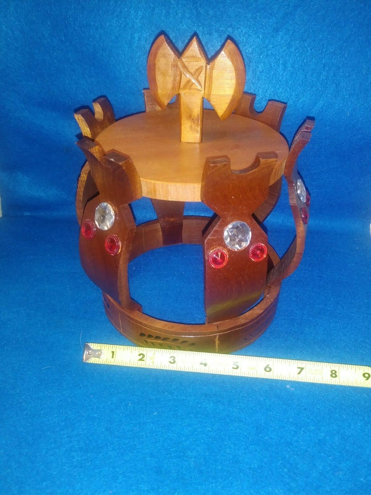CORONA CROWN PARA SHANGO CHANGO CEDRO DECORADA RELIGION YORUBA ifa | eBay