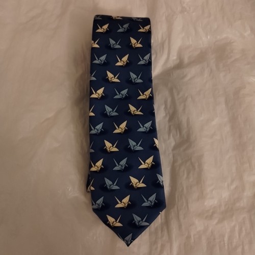 Wild Ties Men's Blue / Birds Thin Necktie | eBay