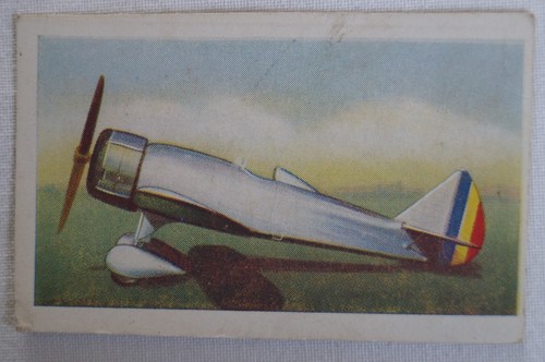 Fighting Planes Series Vintage Allens Collector Card The IAR 15 Rumania ...