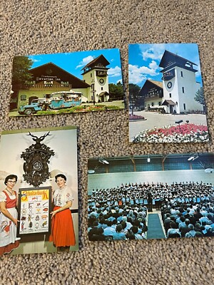 Lot Of 4 Unposted Vintage Frankenmuth Postcards Chicken Bavarian Inn ...
