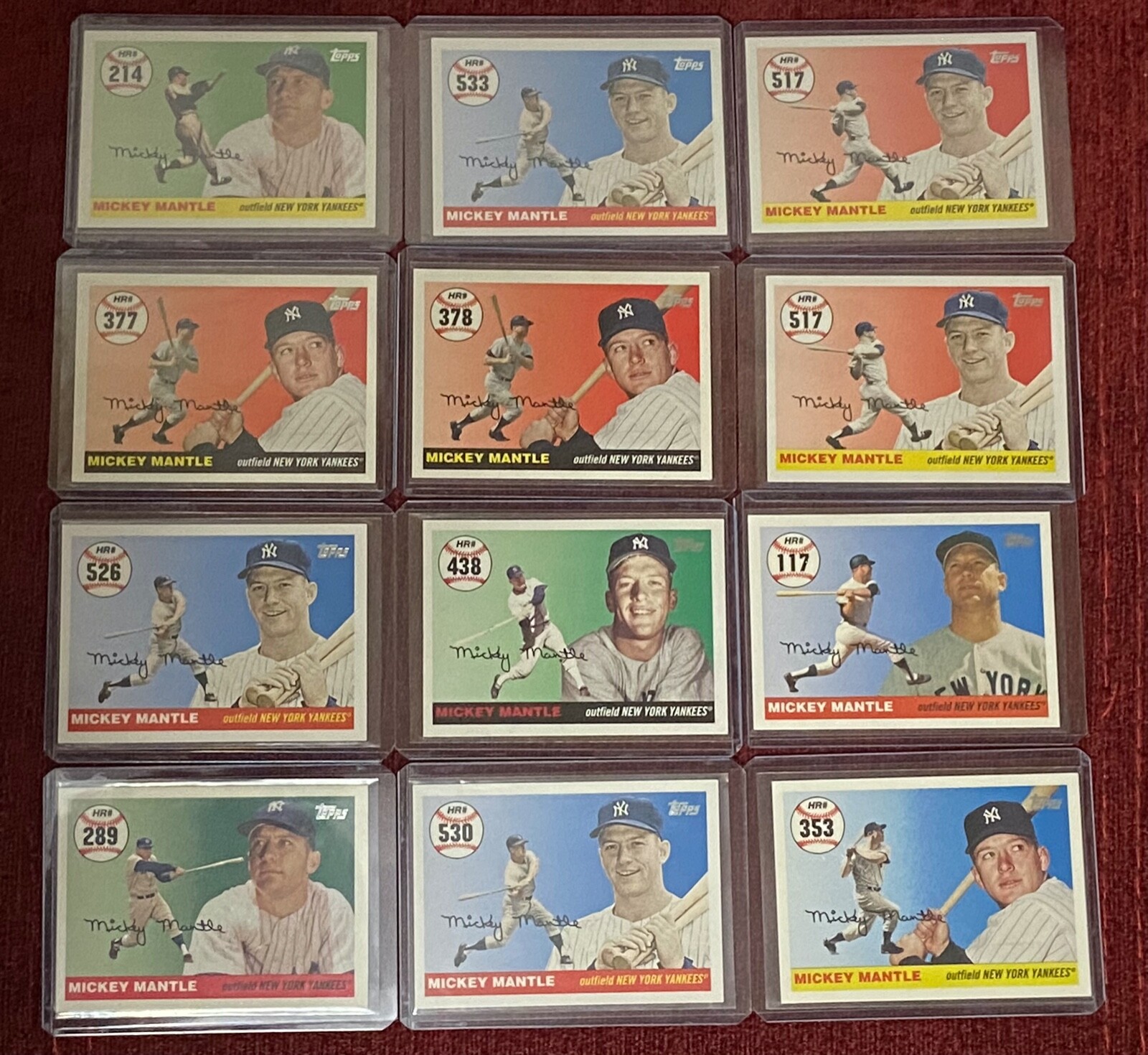 Mickey Mantle Topps 2007 Home Run History Complete Your Set/Choose Mint ...