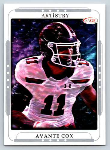 Avante Cox 2023 Sage Artistry RC #3 Southern Illinois Rookie | eBay