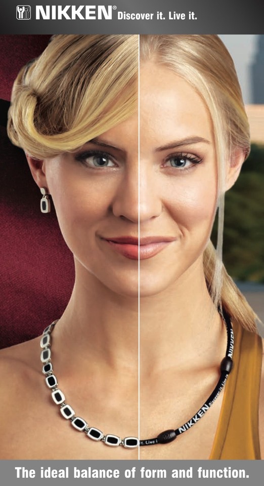 NEW - Nikken Kenko PowerBand Neck-Magnetic Necklace Black One Size Fits ...