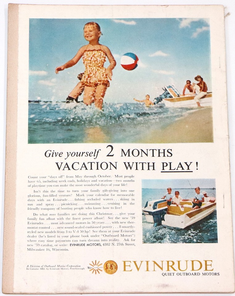 Outdoor Life-Dec 1958 | eBay