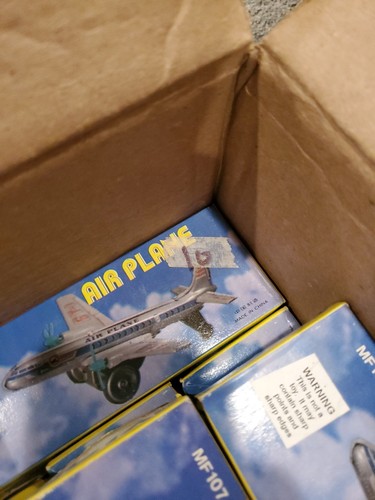 NEW OLD STOCK VINTAGE MF107 AIR PLANE TIN PLATE TOY W ORIGINAL BOX | eBay