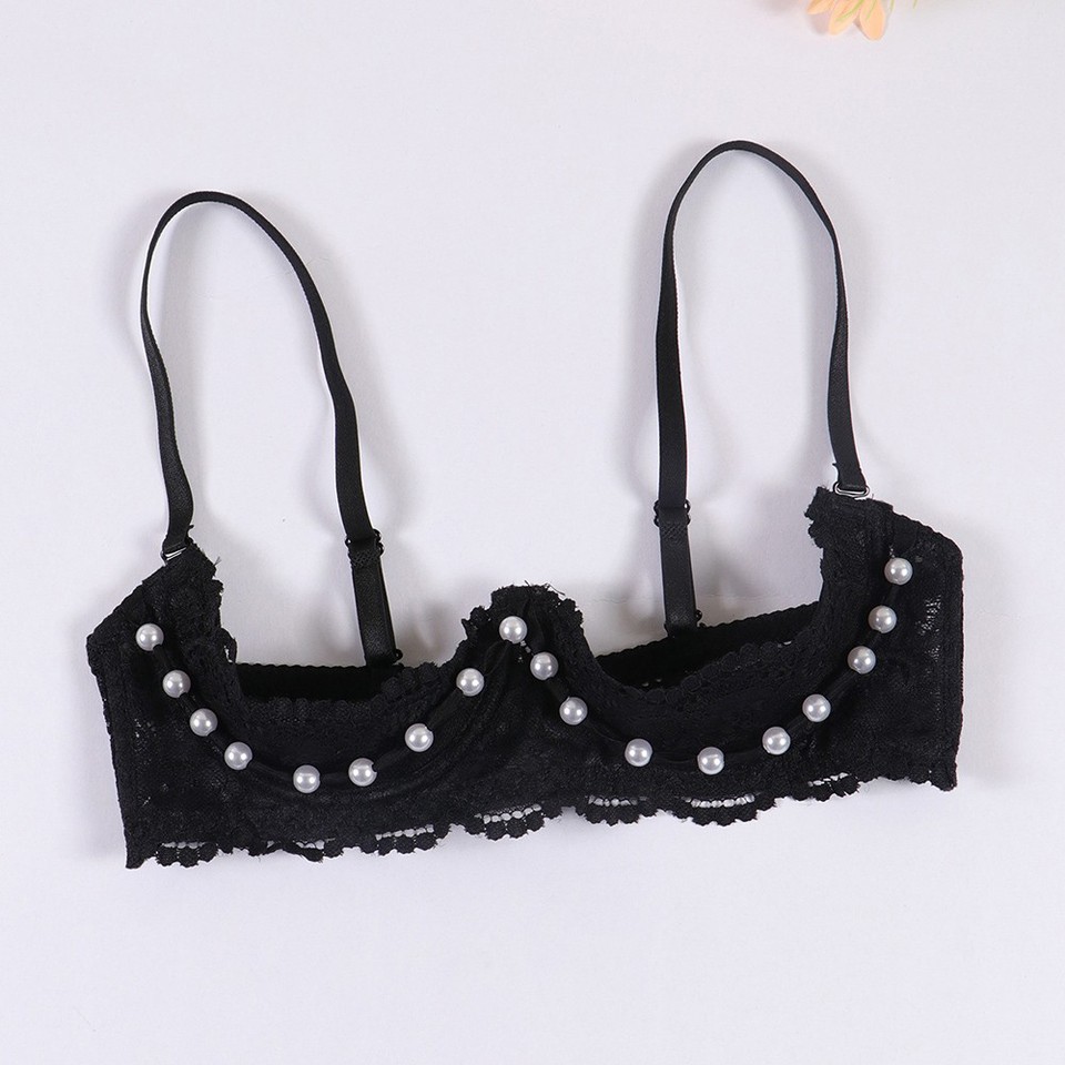 Intimates Open Nipple Sexy Lace Bra Underwear Sexy Lingerie Adjustable ...