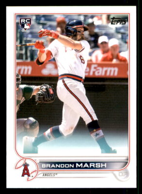 2022 Topps #243 Brandon Marsh Rookie Card (RC) Factory Set Image ...