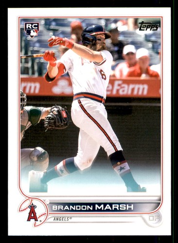 2022 Topps #243 Brandon Marsh Rookie Card (RC) Factory Set Image ...