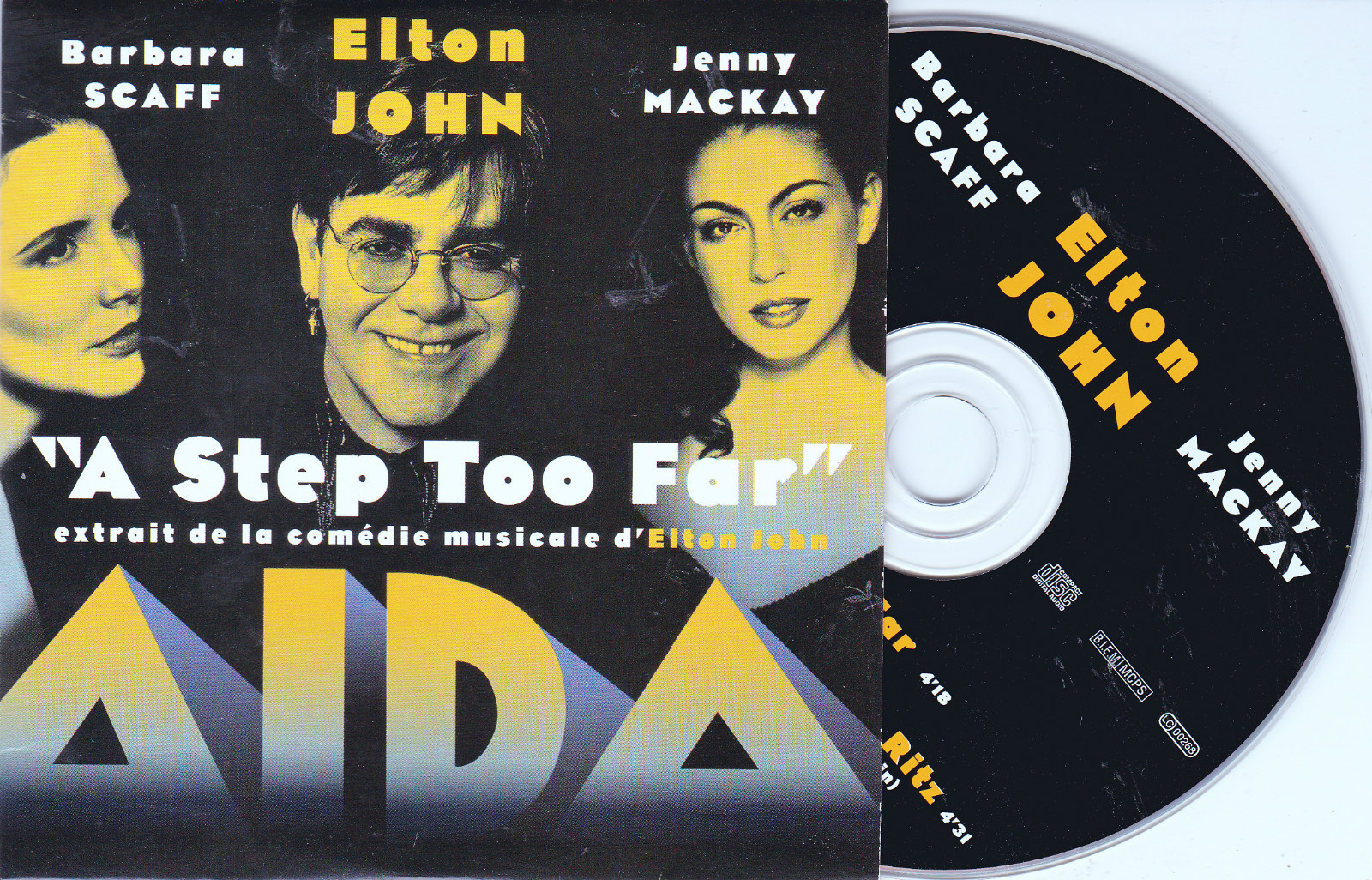 CD CARDSLEEVE ELTON JOHN/BARBARA SCAFF & JENNY MACKAY 2T A STEP TOO FAR 1999 | eBay