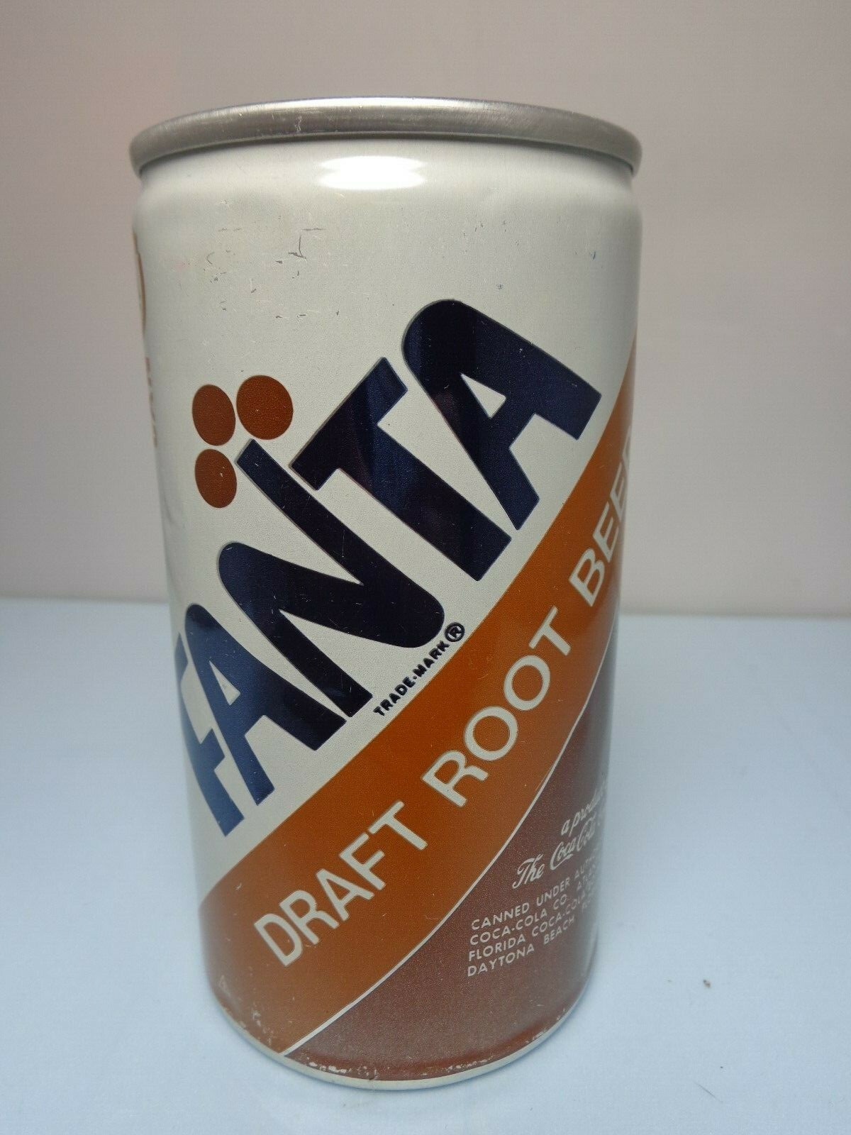 FANTA ROOT BEER ALL ALUMINUM PULL TAB SODA POP CAN #6 COCA-COLA DAYTONA ...