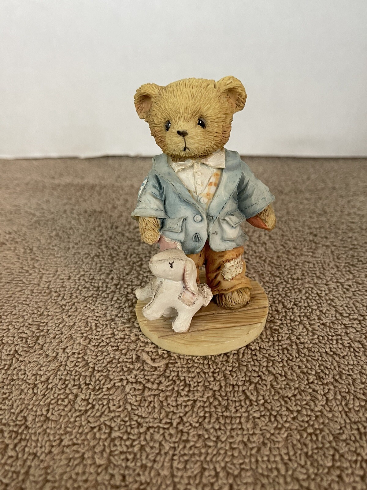 Cherished Teddies Figurine Rare Jeremy 950521 Vintage Retired 1991 Boy ...