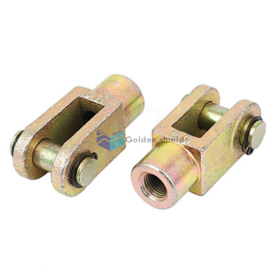 2 Pcs 11mm Female Thread Cylinder Rod Clevis End Pneumatic Part Bronze ...