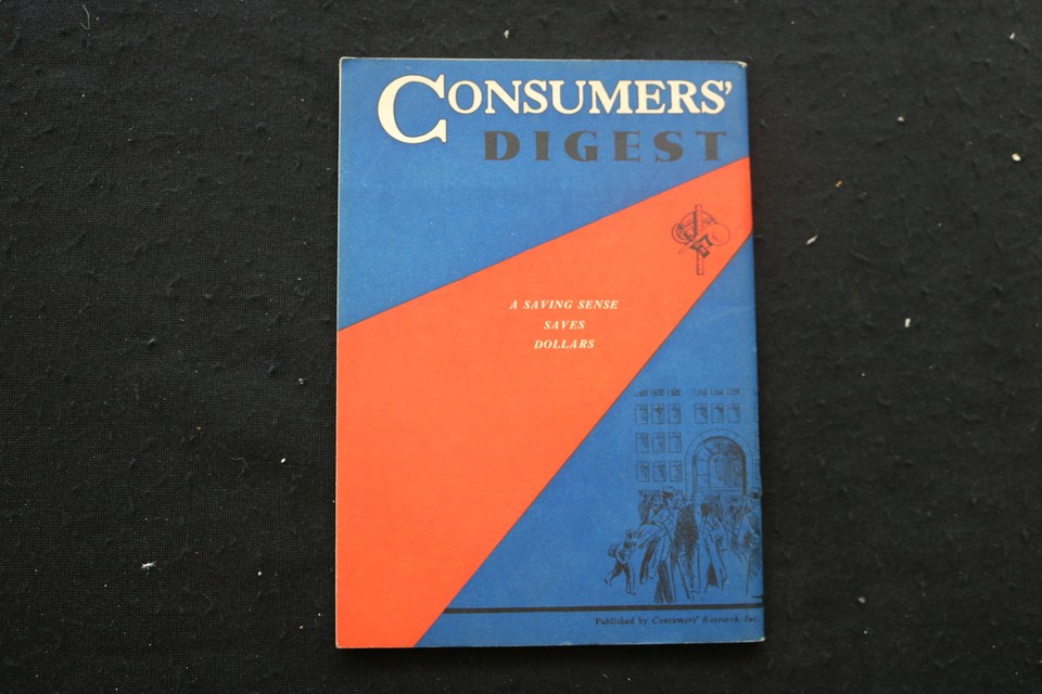 1937 JULY CONSUMERS' DIGEST MAGAZINE - INSECTICIDES AND FUNGICIDES ...