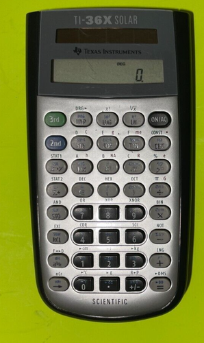 Texas Instruments TI-36X Solar Scientific Calculator WORKS | eBay
