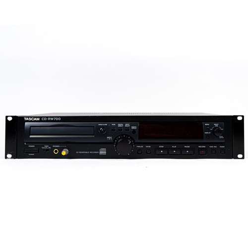 Tascam CD-RW700 CD RW 700 CD Recorder & Rewriter w/ Digital Gain, 24 ...