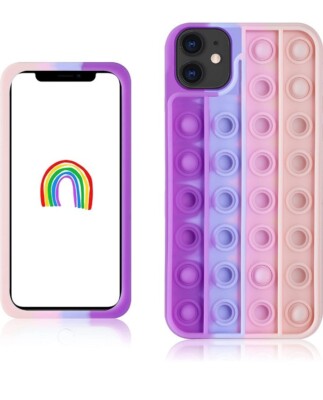 Pop It / fidget Case for iPhone 12 Pro Max Silicone 6.7". | eBay