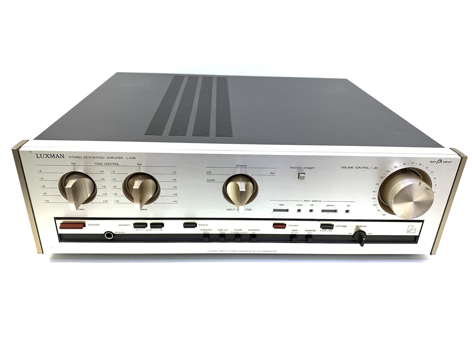 LUXMAN L-435 Stereo Integrated Amplifier 200W RMS Vintage 1987 Works ...