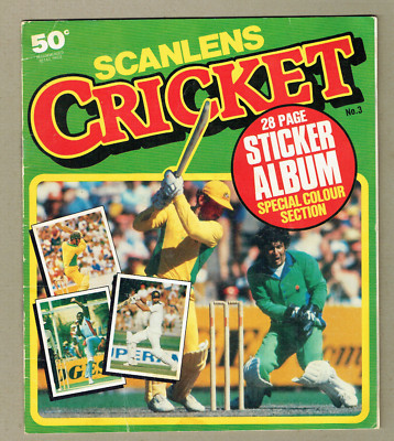 #T90. 1984/85 SCANLENS CRICKET STICKER ALBUM - INCOMPLETE | eBay