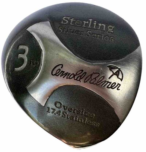 Arnold Palmer Sterling Silver Edition Driver 3 Oversized Golf Club RH ...