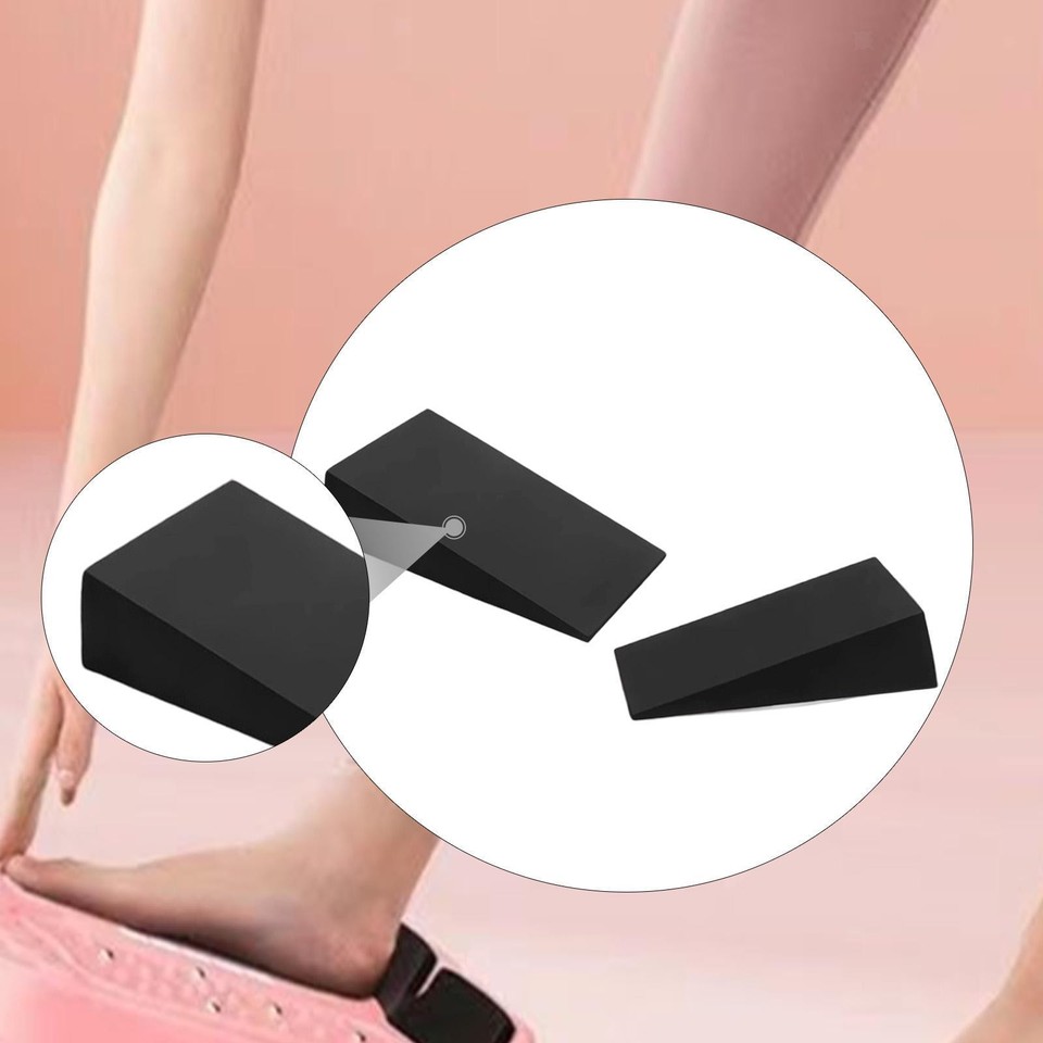 2 Pieces Squat Wedge Block Slant Board Nonslip Riser Block EVA Squat ...