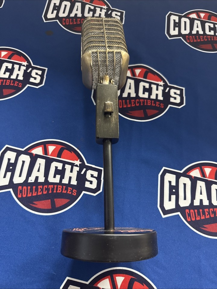 Keith Hernandez, Gary Cohen & Ron Darling Autographed 15” Vintage Mic ...