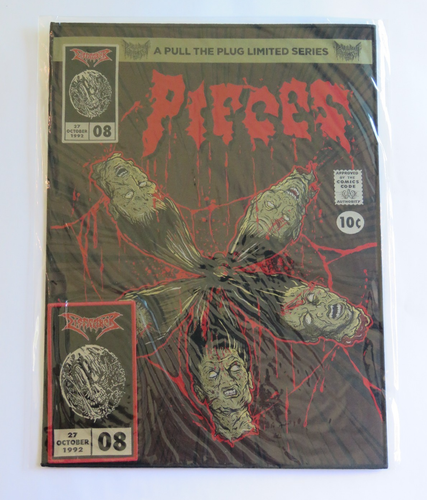Dismember Pieces- Pull the Plug Limited Comic Back Patch Set (100/100) | eBay
